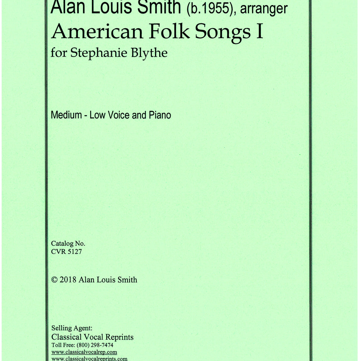American Folk Songs - Volume 1 – Ficks Music