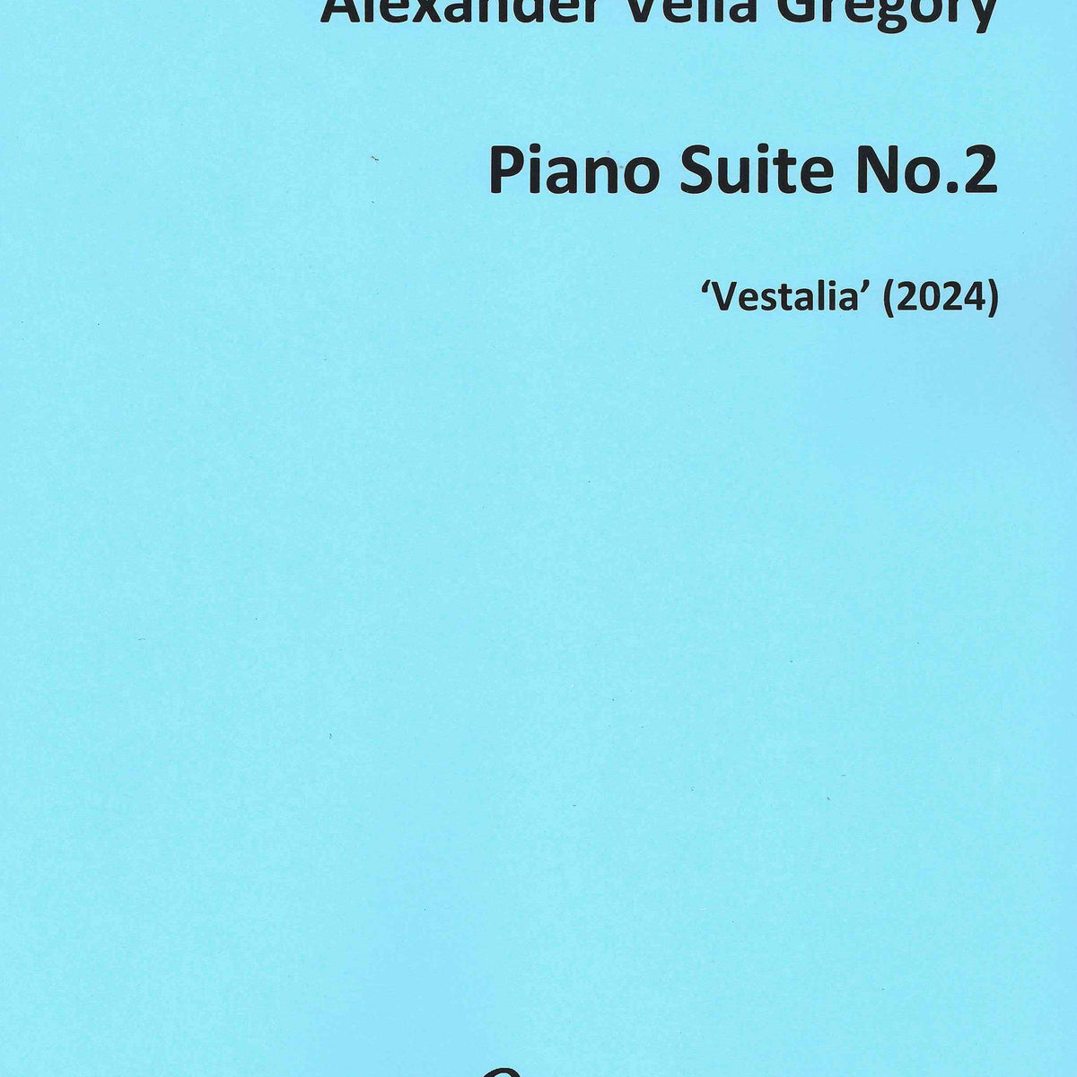 Vella Gregory: Piano Suite No. 2 – Ficks Music